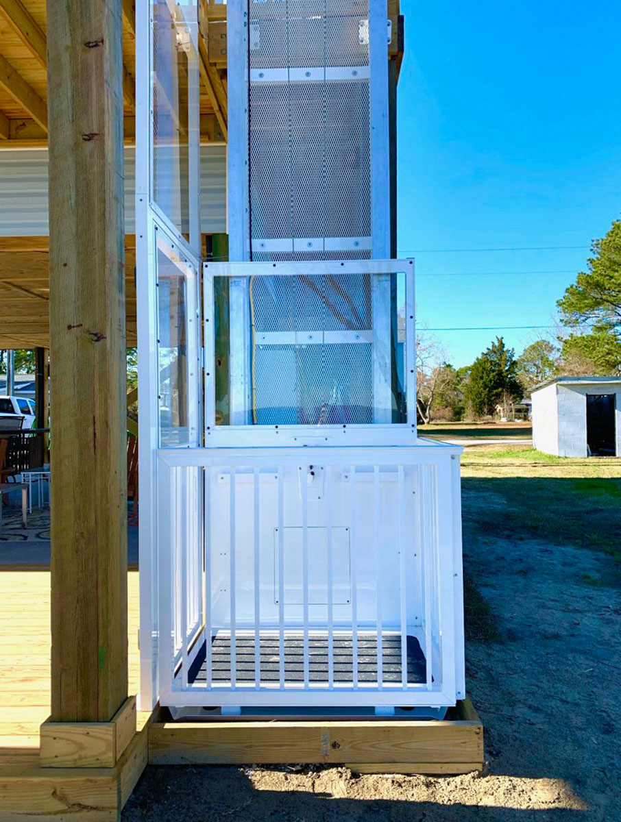 Outdoor Elevator provides accessibility solutions