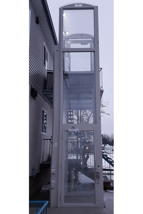 AmeriGlide Hercules Enclosed Vertical Platform Lift